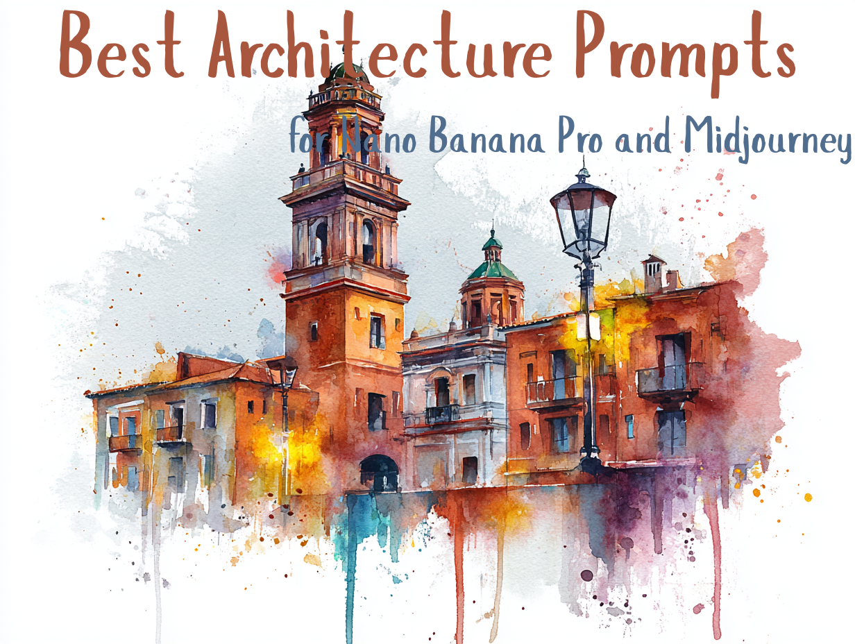 Best Architecture Prompts for Midjourney and Nano Banana Pro | iMini AI